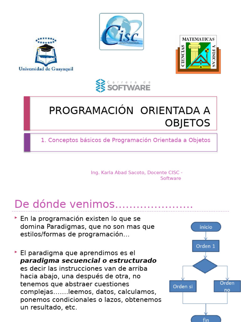 1 Clases - Objetos - Atributos Metodos | PDF | Objeto (informática) | Programación orientada a ...