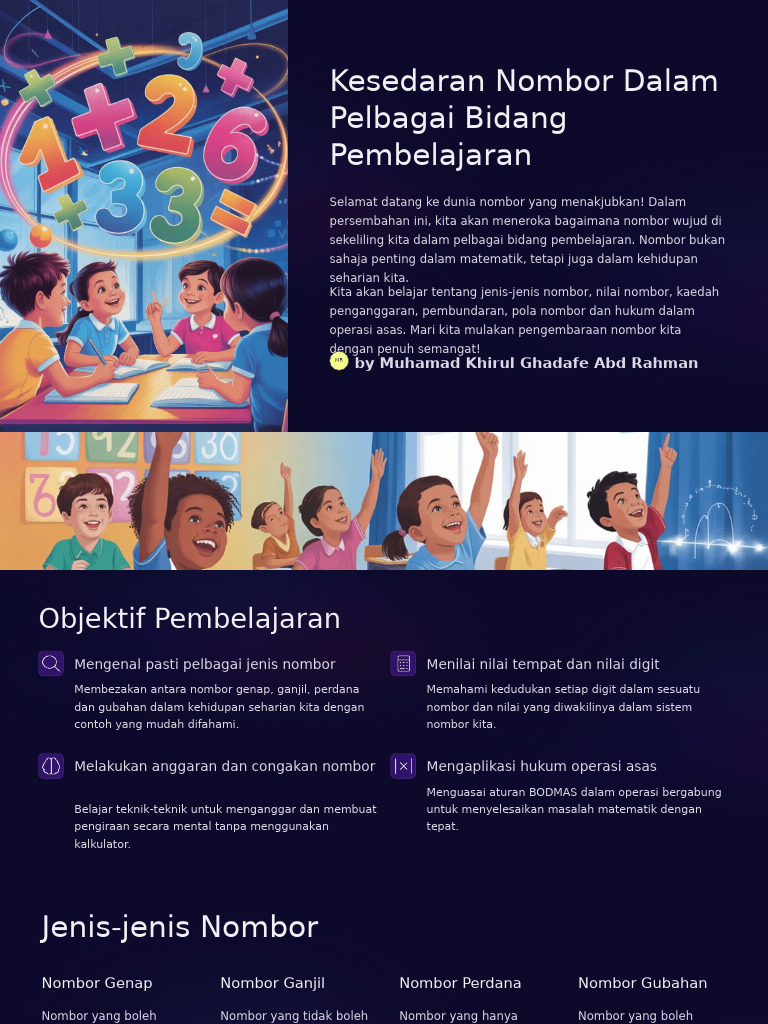 Kesedaran Nombor Dalam Pelbagai Bidang Pembelajaran | PDF