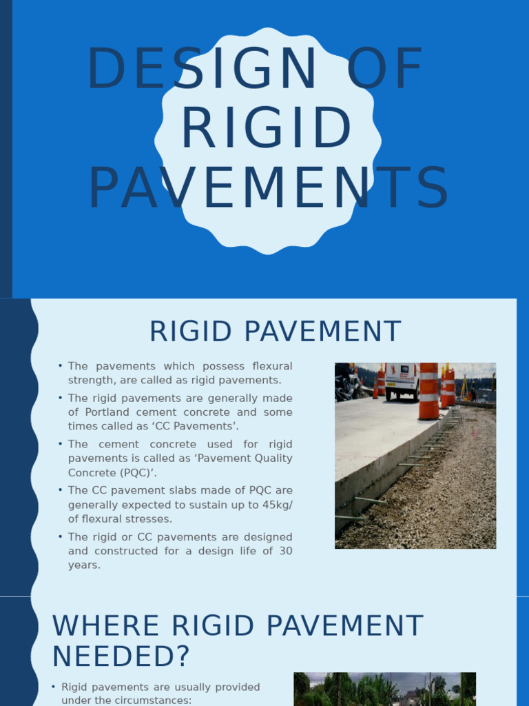 Rigid Pavement Design Essentials | PDF | Road Surface | Concrete