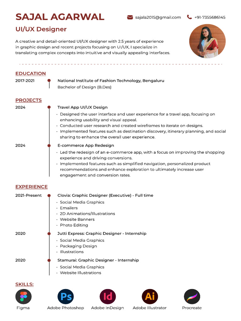 Sajal Agarwal Resume Ui Ux | PDF