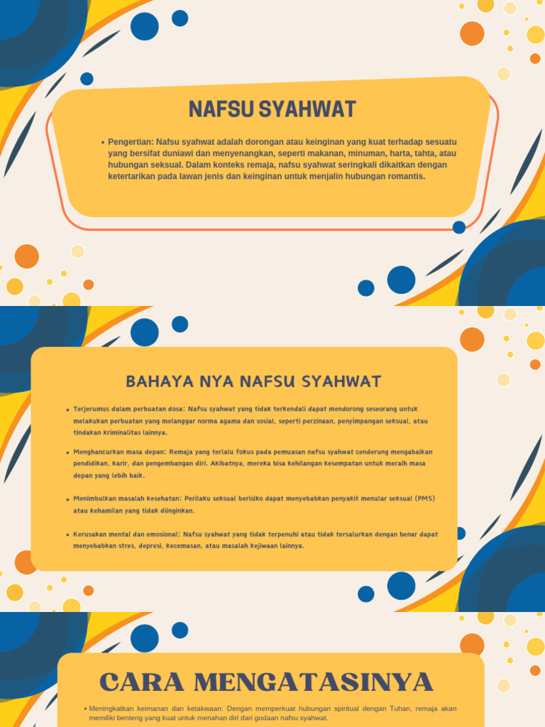Mengendalikan Nafsu Syahwat Remaja | PDF
