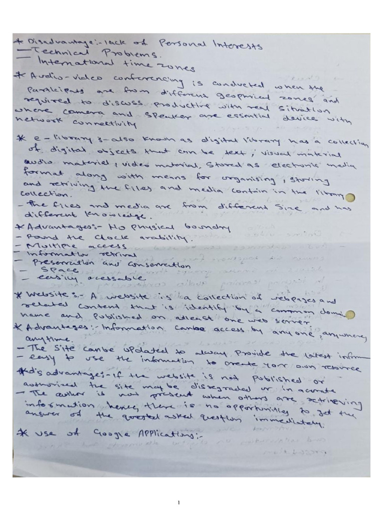 Ict Module 1 Notes Part 1 Pdf