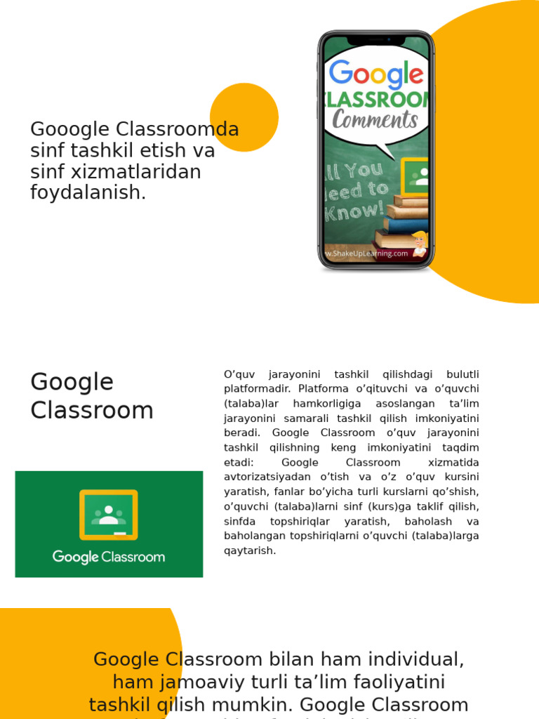 Google Clasroom | PDF