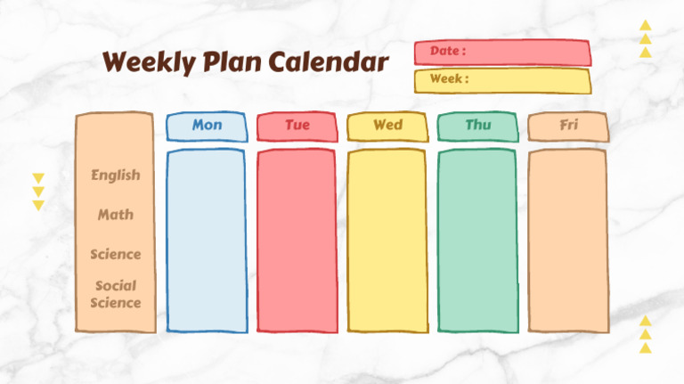 Gray Colorful Classroom Calendar | PDF