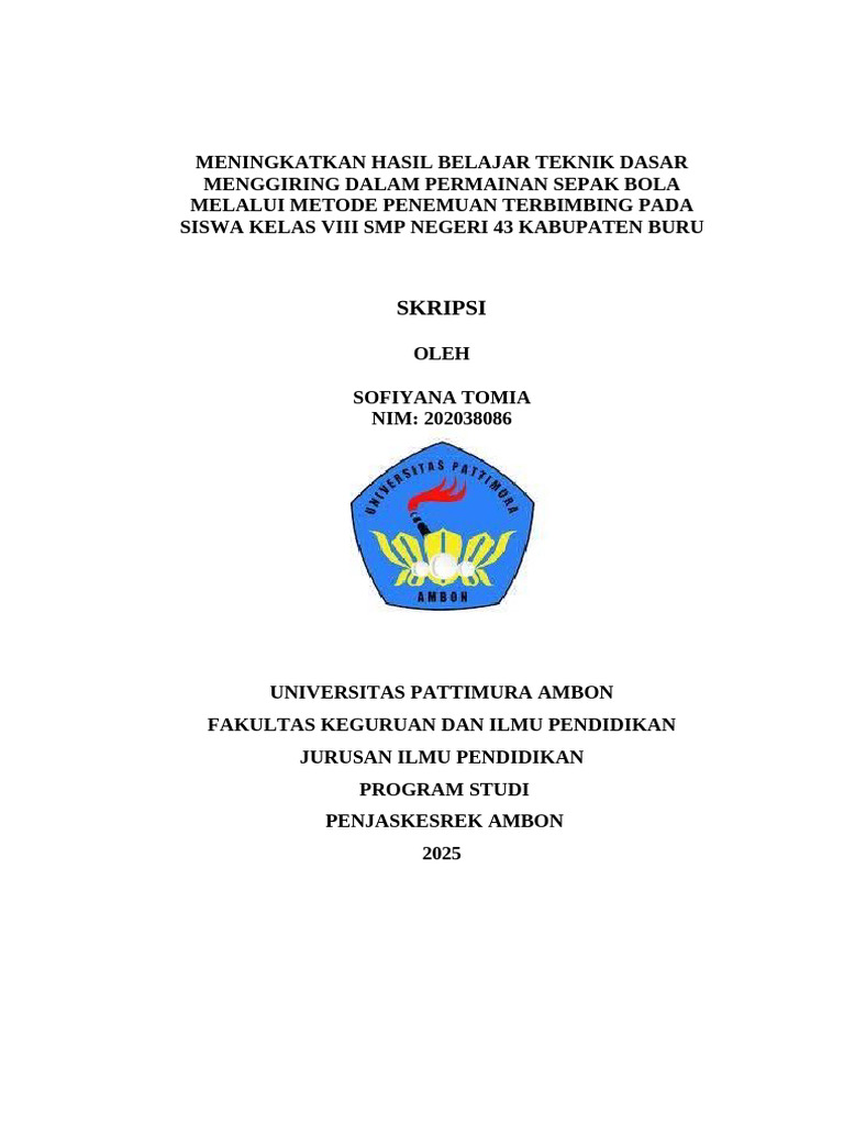 Proposal Baru Afi 2025 | PDF