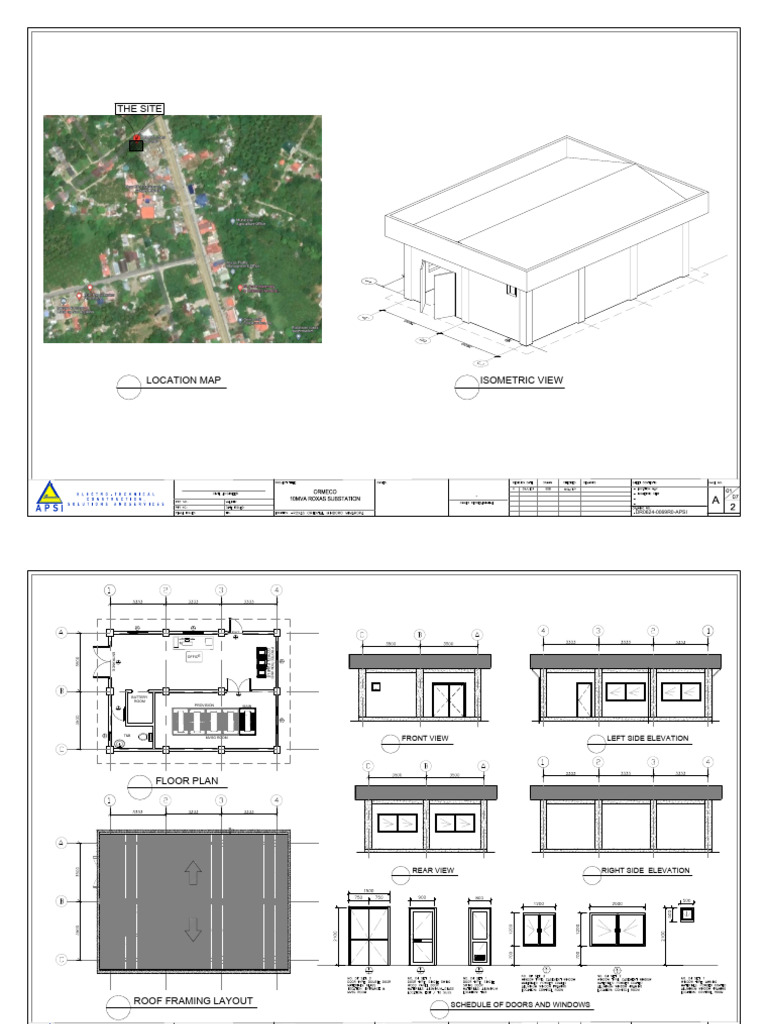 Roxas - Proposed Control Room Layout | PDF | Wall | Components