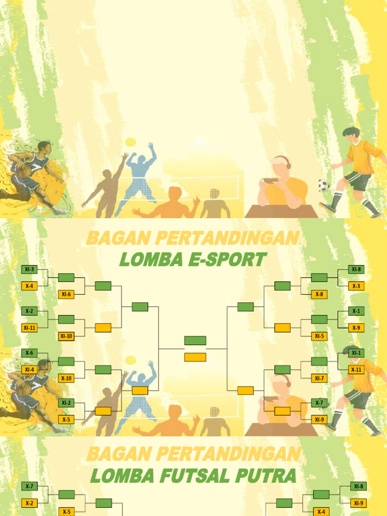 Bagan Pertandingan Lomba Olahraga | PDF