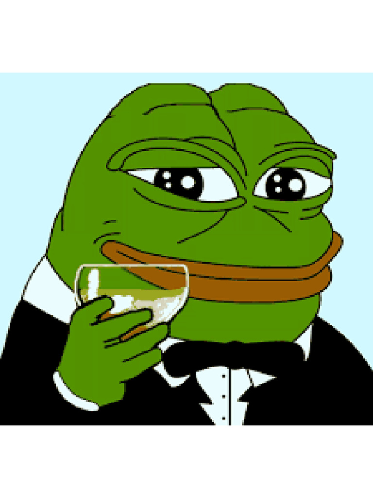 MR - Pepe Holding A Cup of Wine | PDF