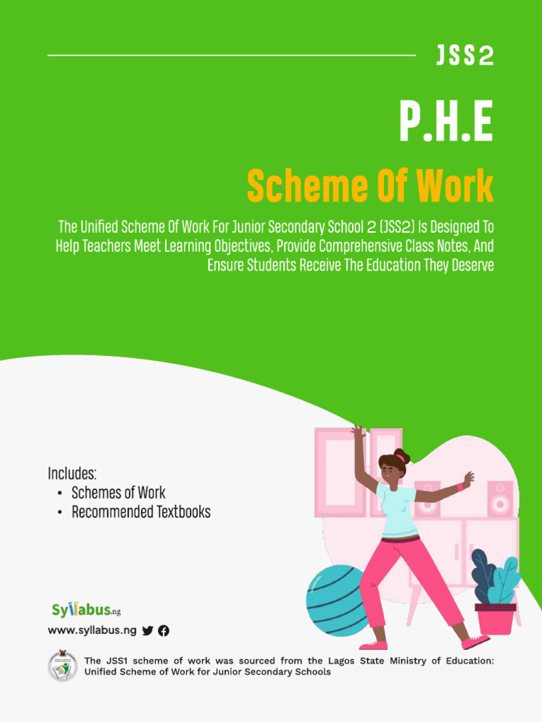 Phe Jss2 Scheme of Work - Syllabus - NG | PDF | Lesson Plan | Teachers