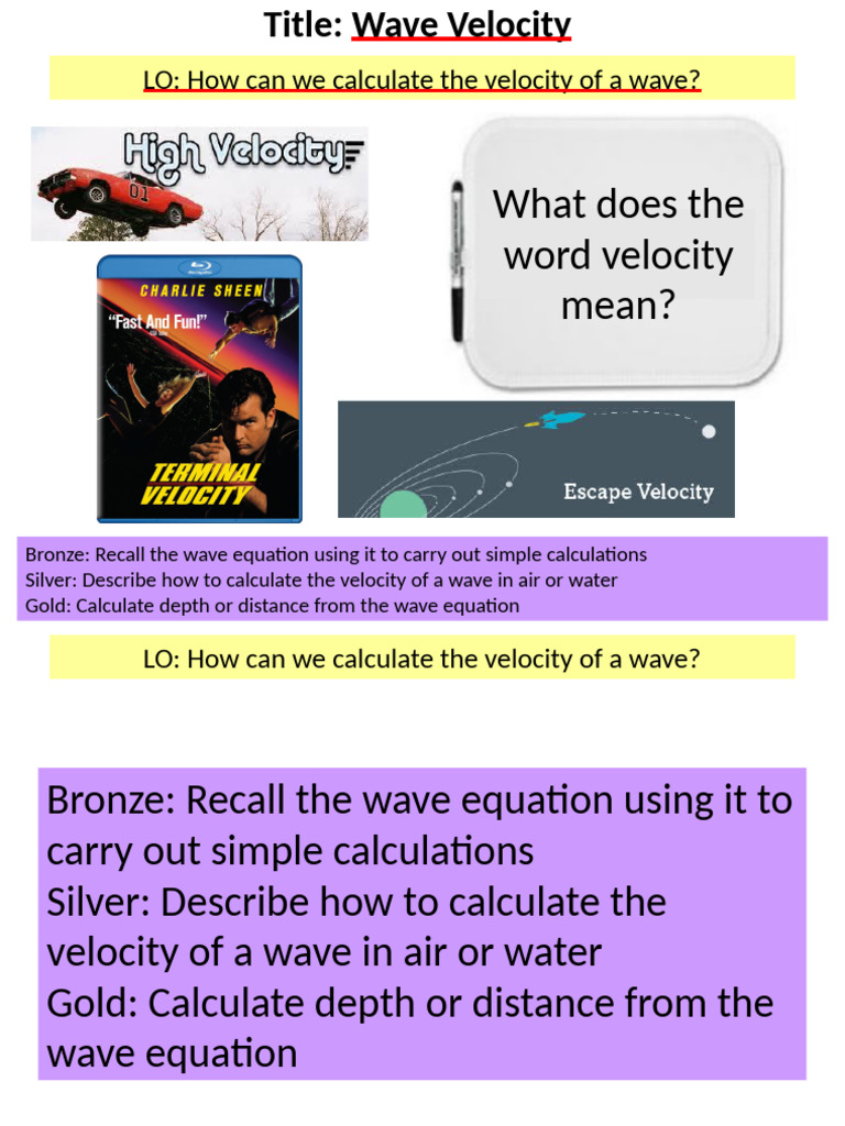 3.wave Velocity - Advanced | PDF | Waves | Wavelength