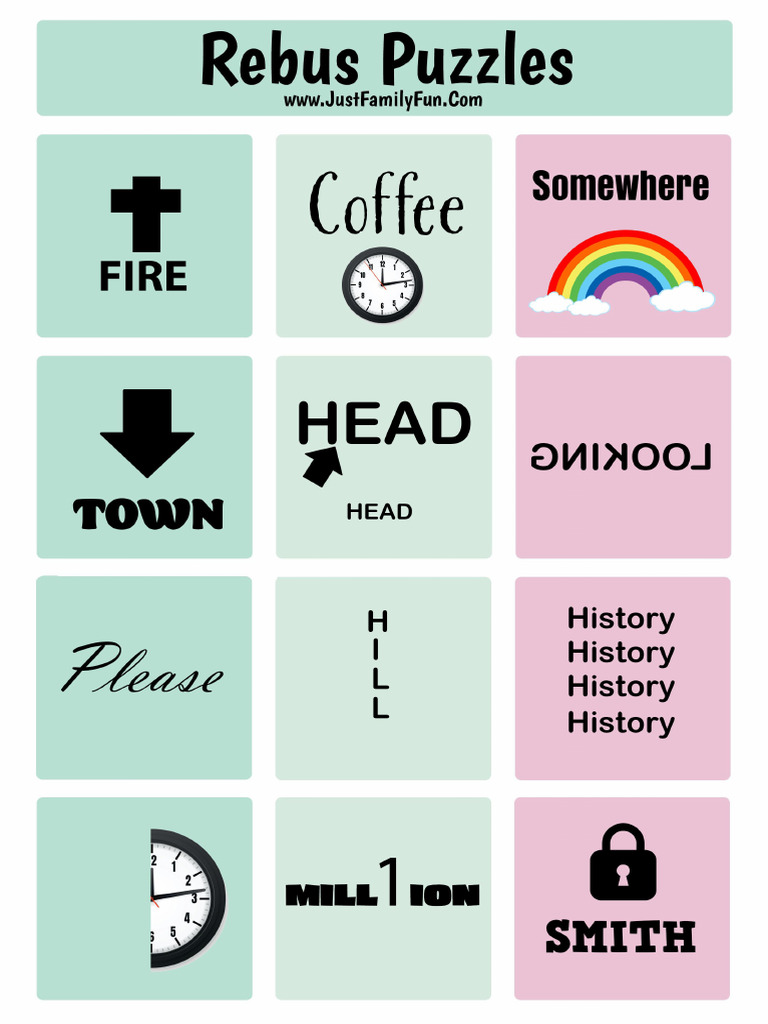 Rebus Puzzles PDF | PDF