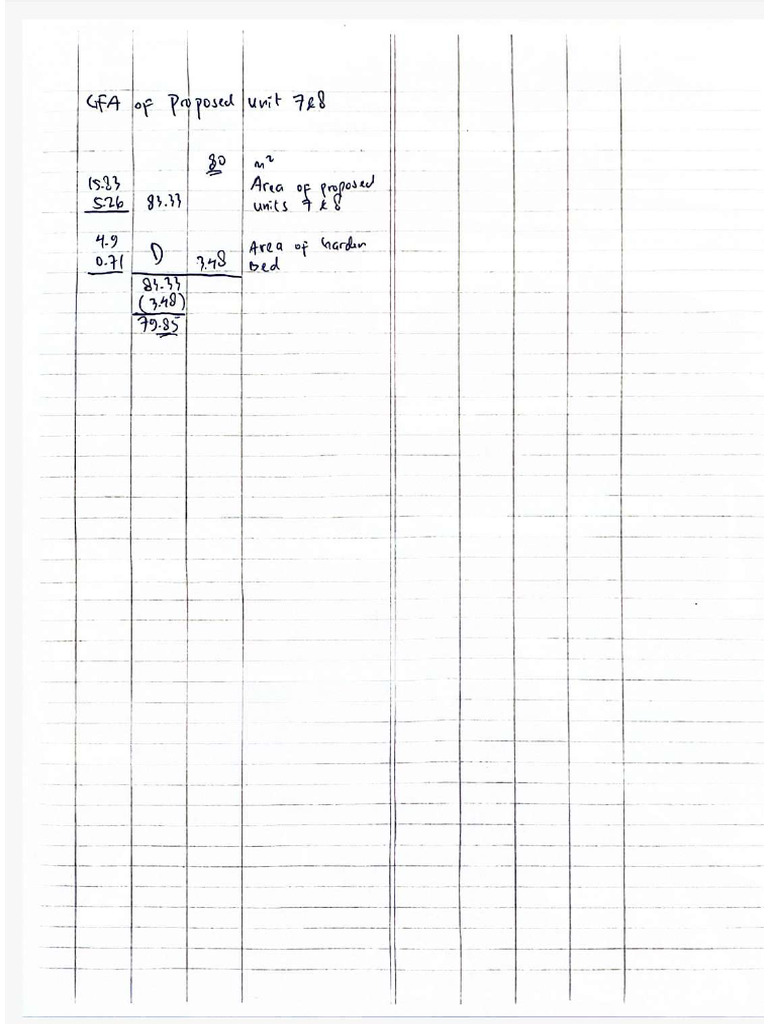 5 Coloumn Take Off Paper | PDF
