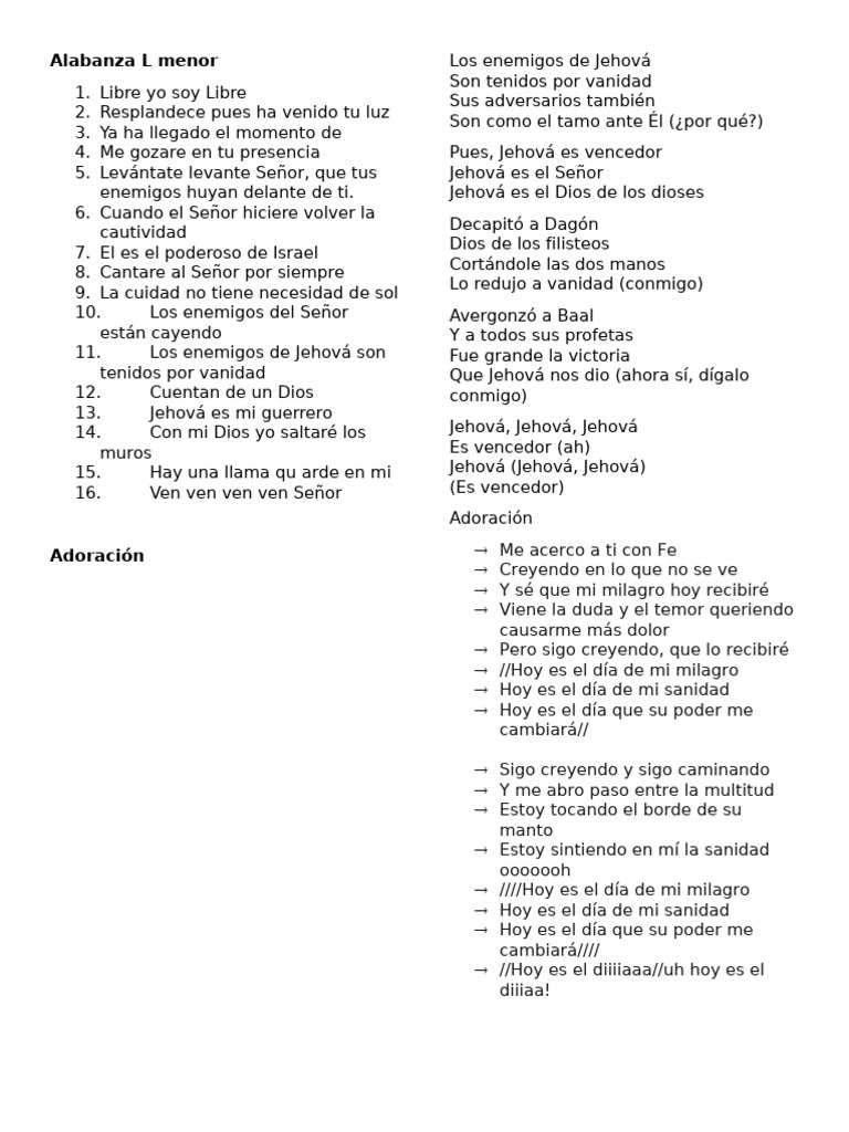 Libre Yo Soy Libre | PDF