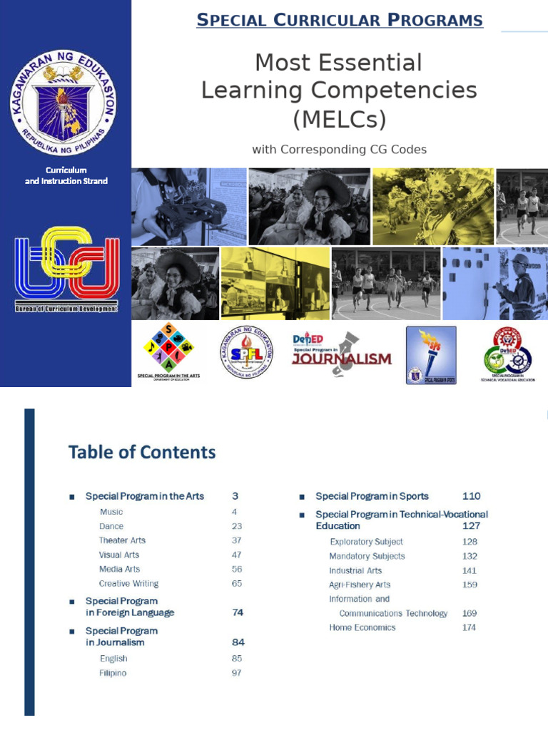 SCP MELCs FINAL 6242020 2 | PDF | Tempo | Elements Of Music