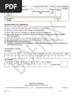 2023 Year 9 PSMT Report Template | PDF | Mathematics | Science