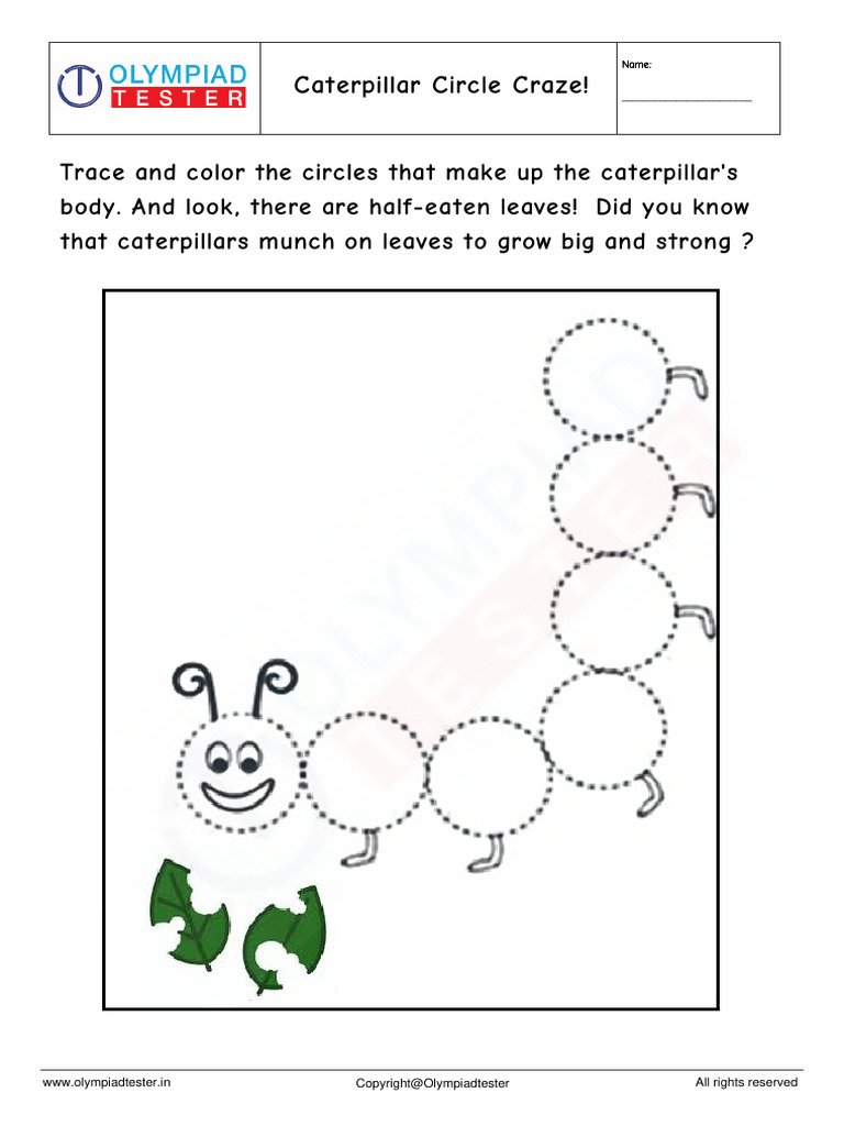 Caterpillar Circle Craze! | PDF