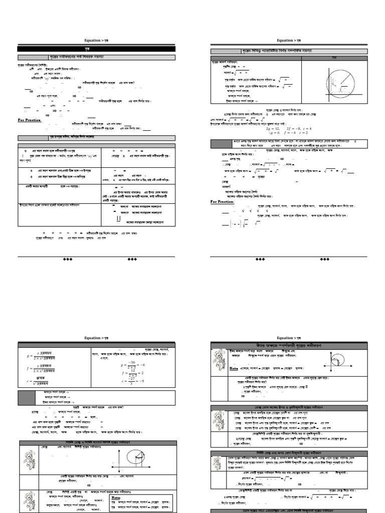 Math 1st Paper(Circule) | PDF