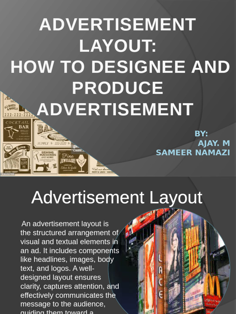 Advertisment Layout | PDF