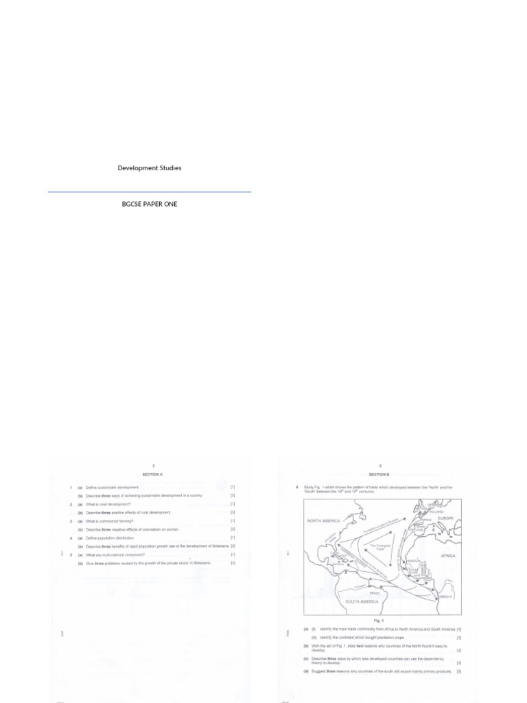 Bgcse Paper One-2020 | PDF