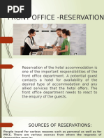 Hotel Reservation Process Overview | PDF