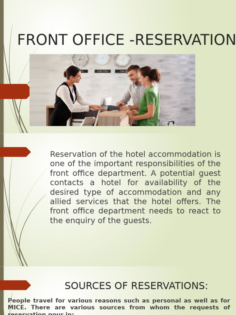 Front Office Reservations 5 | PDF | Hotel