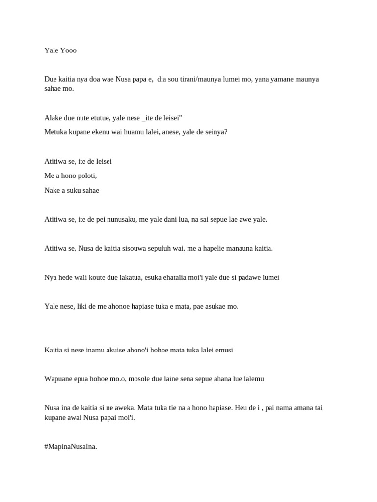 Yale Yooo | PDF