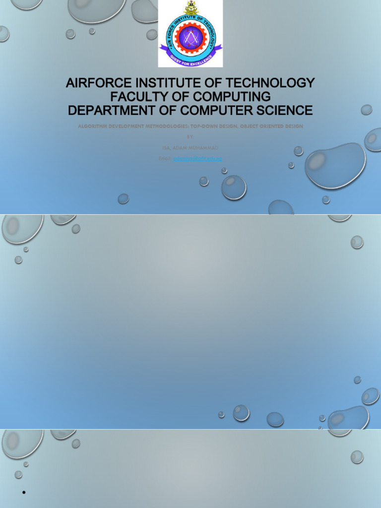 Top-Down Design in Computer Science | PDF | Class (Computer Programming) | Object Oriented ...