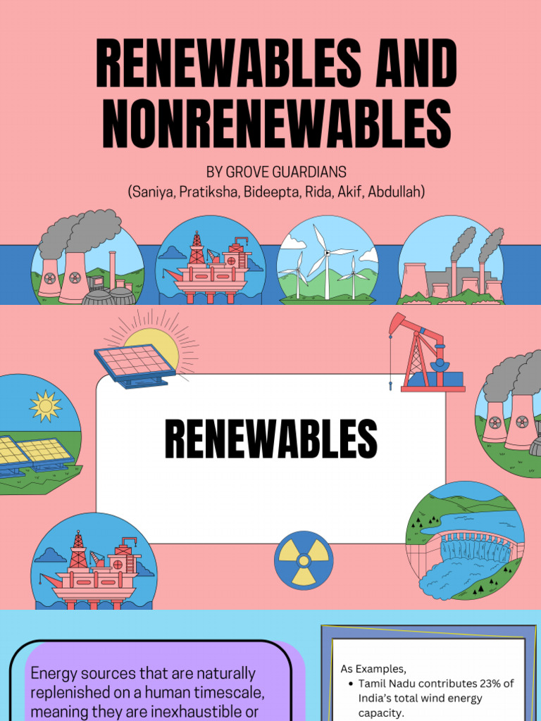 Renewable and Nonrenewable Resources | PDF