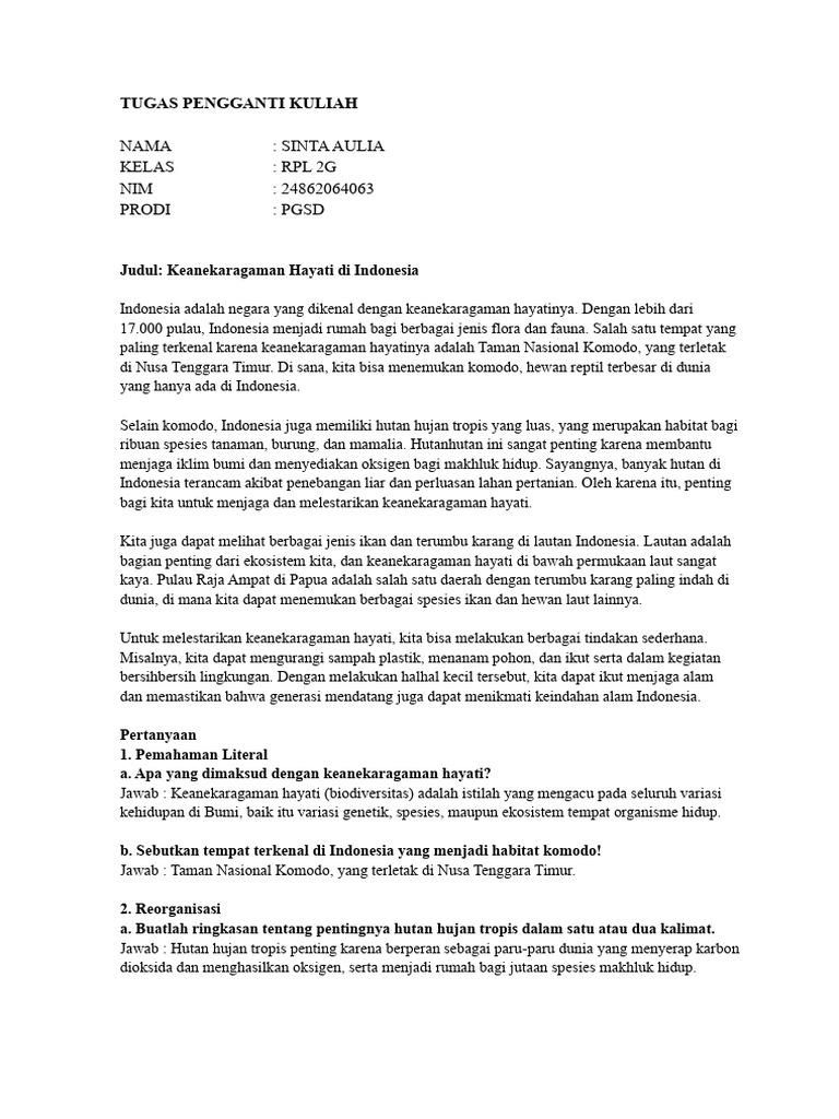 Sinta Aulia - 24862064063 | PDF