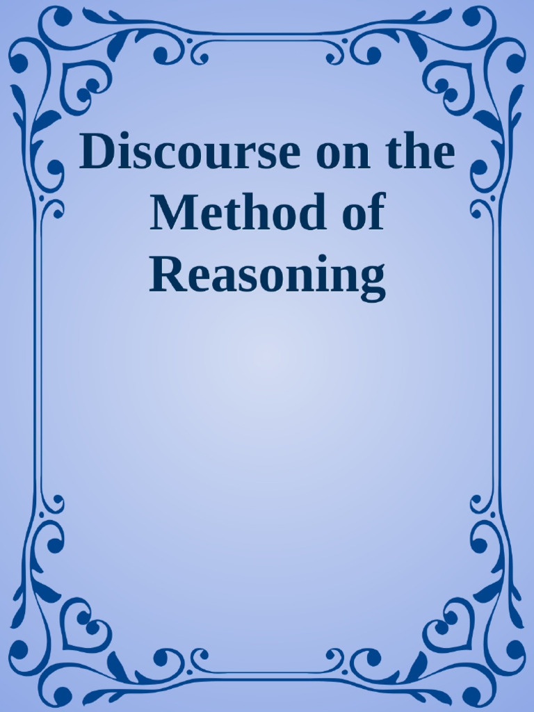 Discourse on Method Etext Download | PDF | Reason | Truth