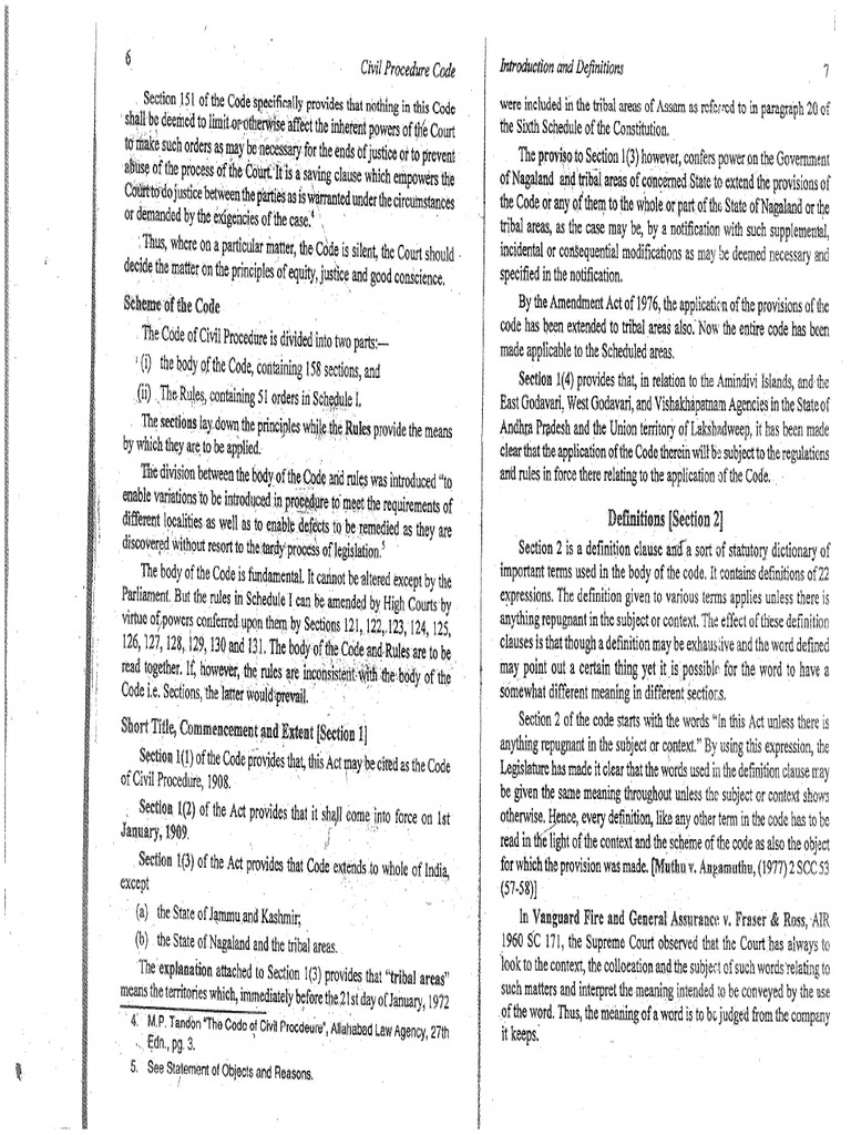 CPC - Most Repeated Areas | PDF