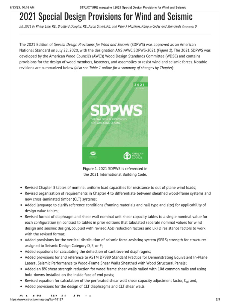 STRUCTURE Magazine - 2021 Special Design Provisions For Wind and Seismic | PDF | Chess Theory ...