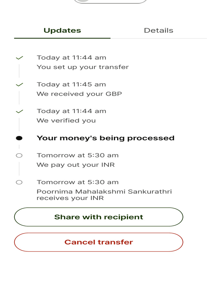 Wise - Transaction Details | PDF