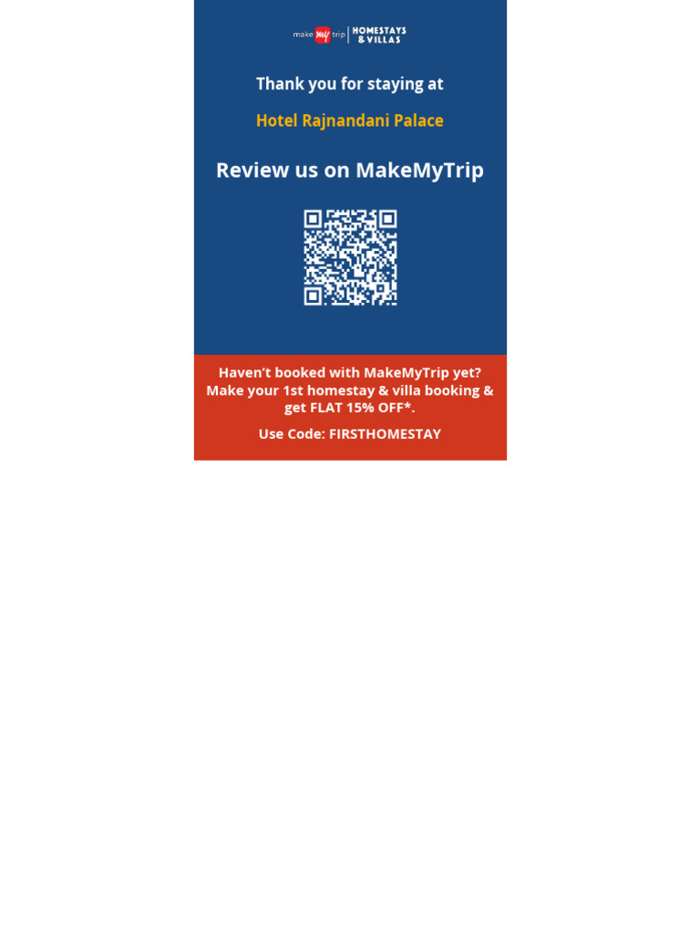 Hotel Rajnandani Palace QR Code | PDF