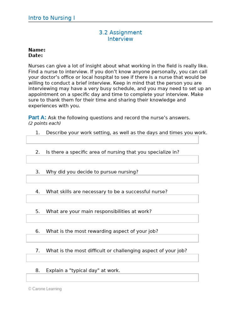 3 2 Assignment Interview | PDF