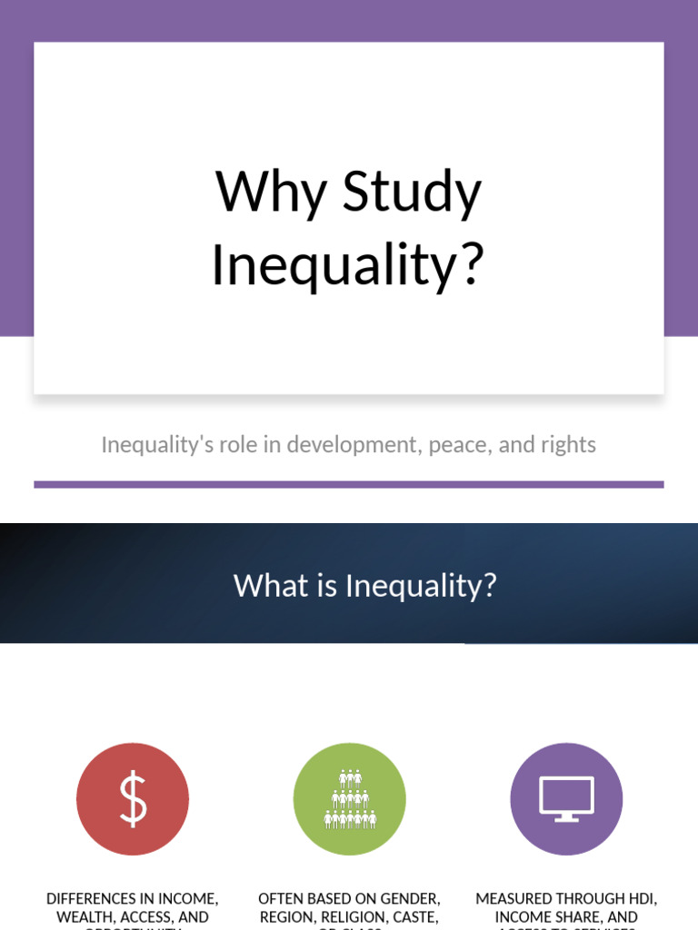 Understanding Inequality's Impact | PDF