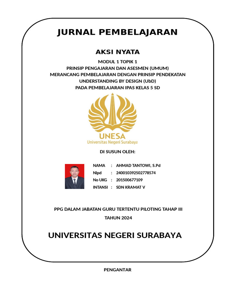 Jurnal Pembelajaranku | PDF