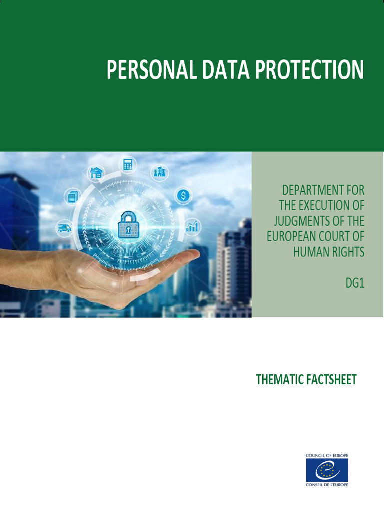 Thematic Factsheet Personal Data Protection ENG | PDF | Closed Circuit ...