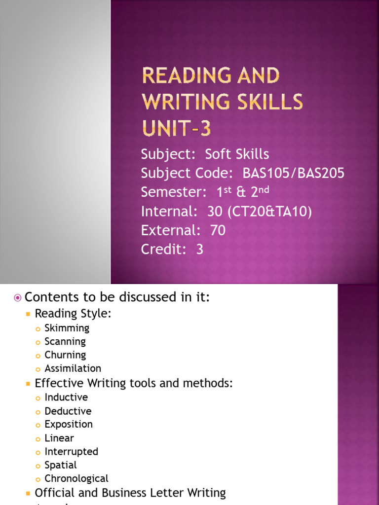 Essential Soft Skills for Effective Communication | PDF | Reading ...
