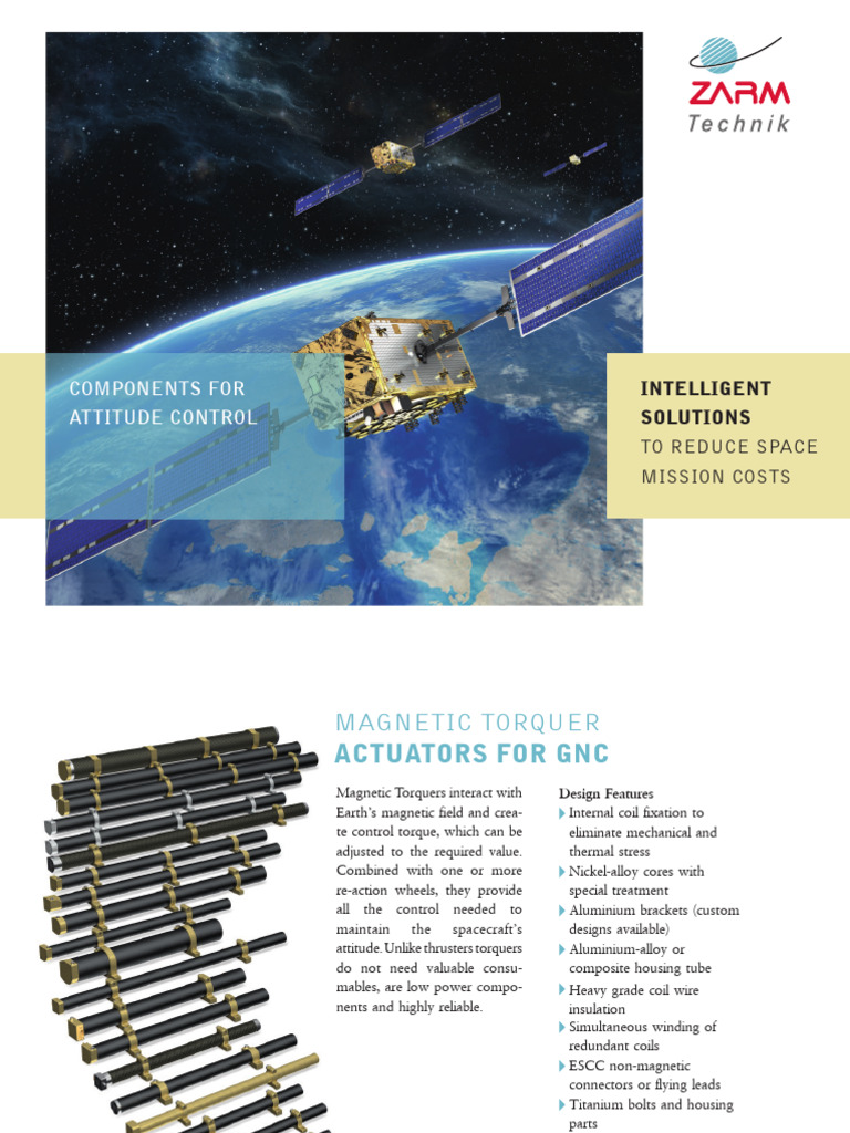 Satsearch Datasheet Xwf5lz Zarm-Technik Magnetic-Torquer | PDF ...