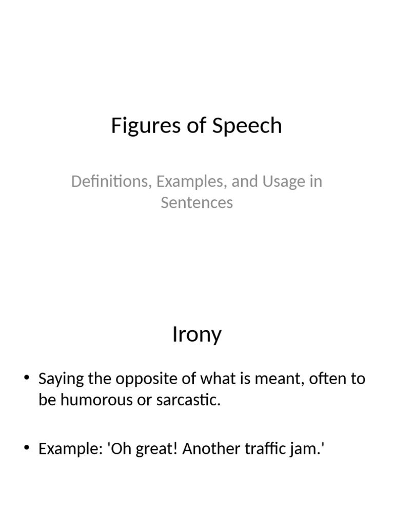 Figures of Speech Presentation | PDF | Linguistics | Languages