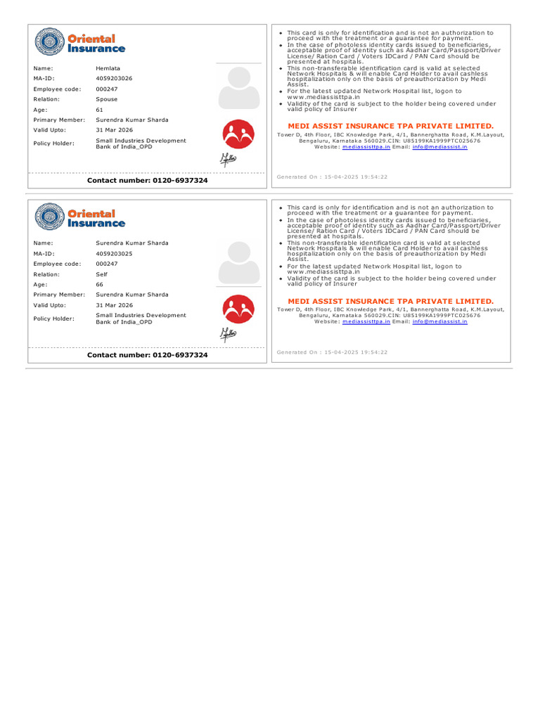 Surendra Kumar Sharda | PDF | Identity Document | Access Control