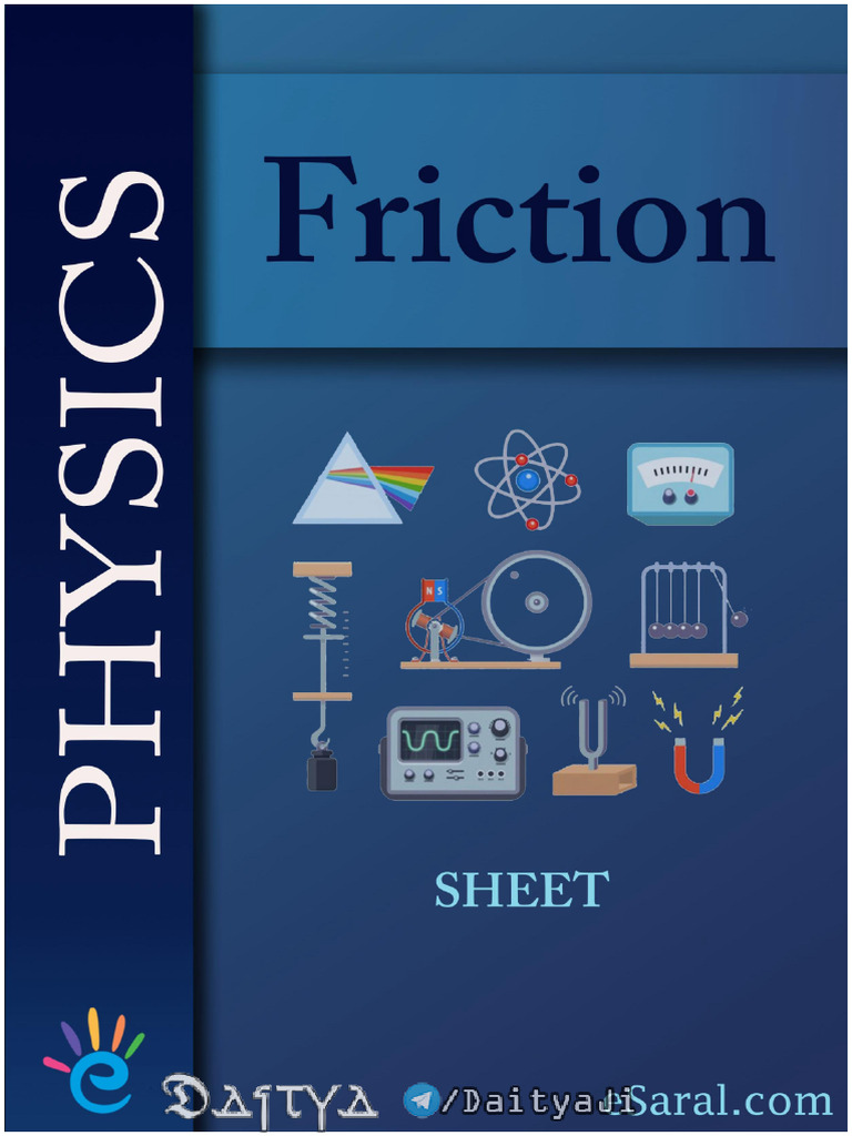 Practice Sheet Friction V2.1 | PDF