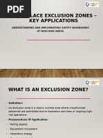 Toolbox Talk Exclusion Zones | PDF | Safety