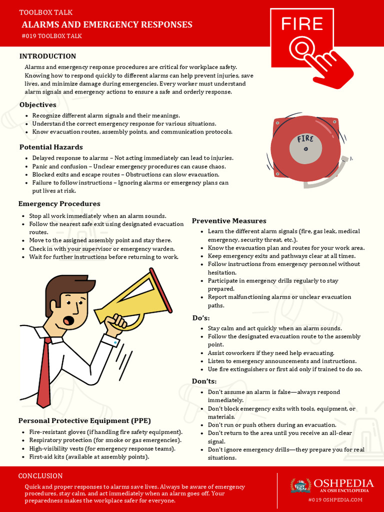 Emergency Alarm Response Guidelines | PDF | Emergency Evacuation ...