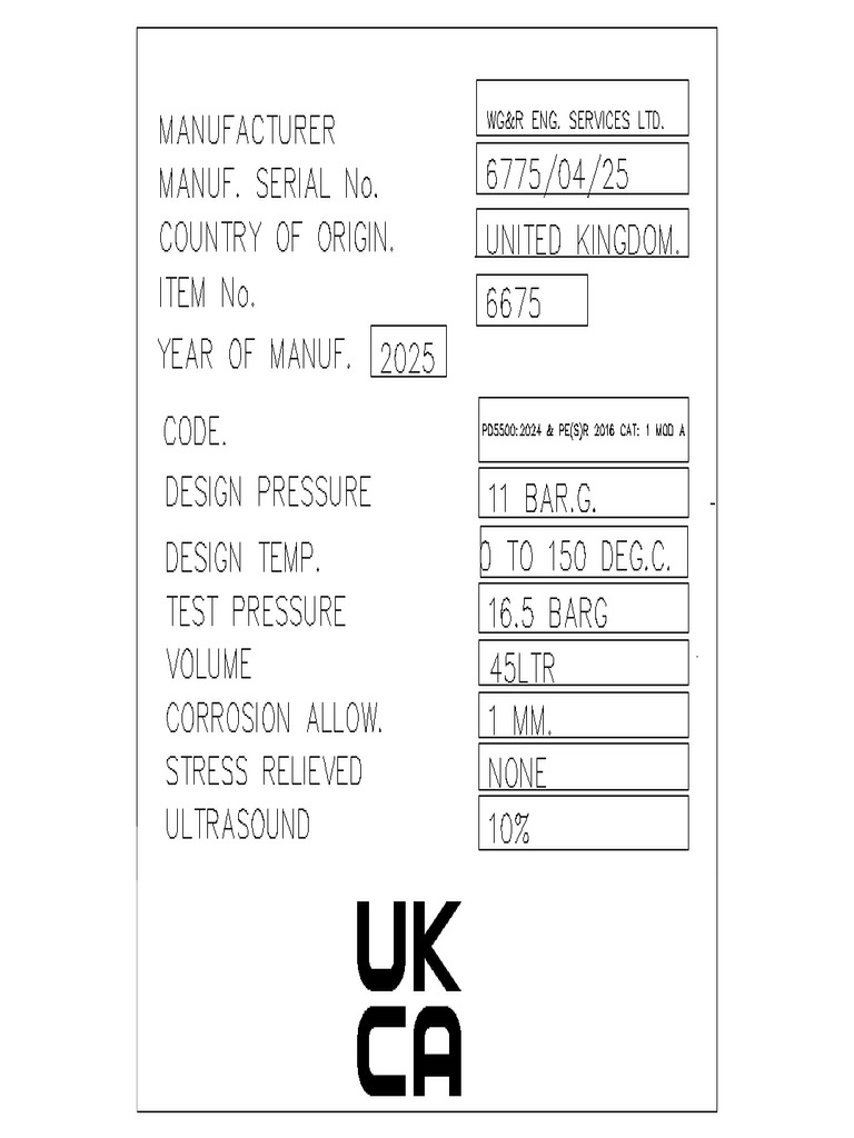 6 Pipe Nameplate | PDF