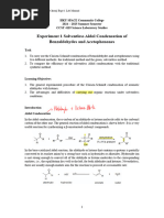 Aldol Condensation Experiment | PDF | Aldehyde | Chemical Reactions