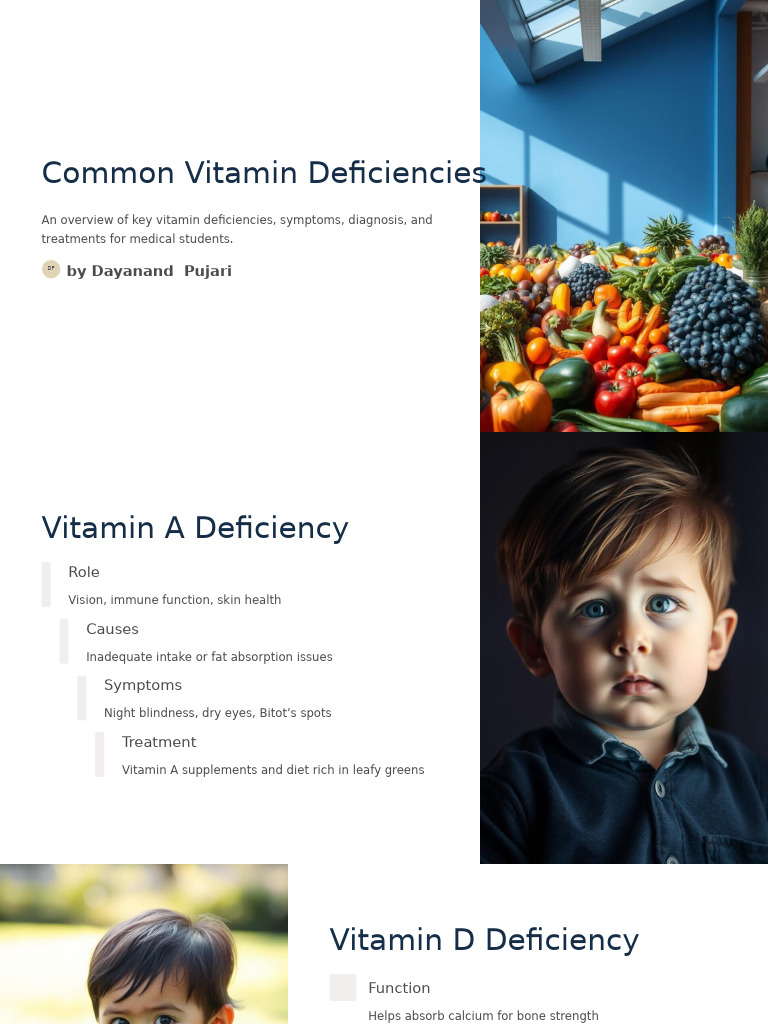 Common Vitamin Deficiencies | PDF | Vitamin | Vitamin B12
