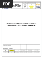Method Statement For HVAC System Service & Maintenance Works | PDF ...