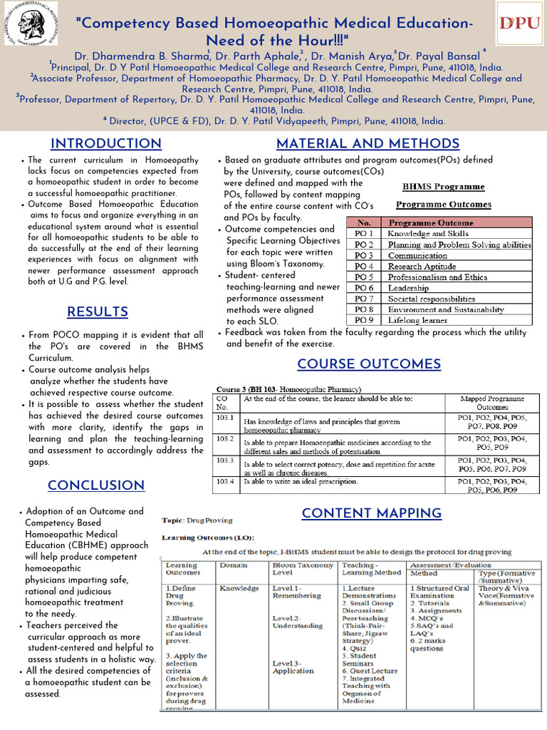 Competency-Based Homoeopathic Education | PDF | Homeopathy | Health Care